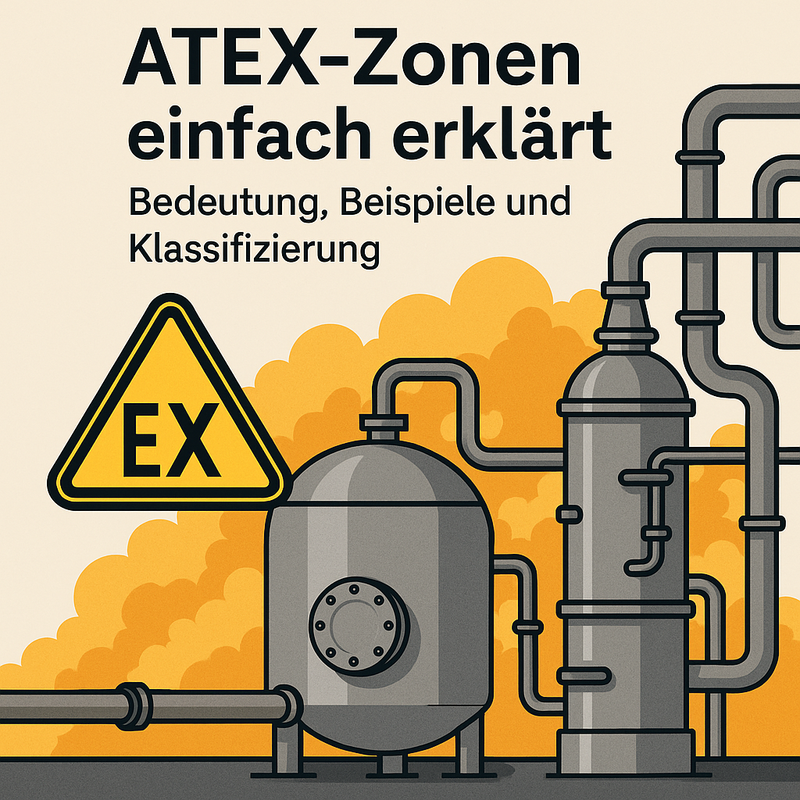 ATEX-Zonen einfach erklärt: Bedeutung, Beispiele und Klassifizierung