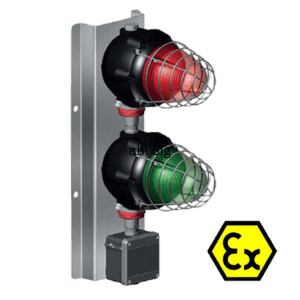 Xenon flashing light for ATEX environments zones 1, 21, 2, 22